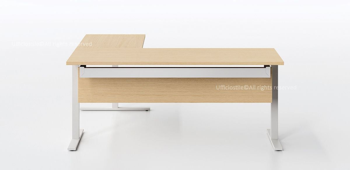 Office furniture - T-shaped desk with extension