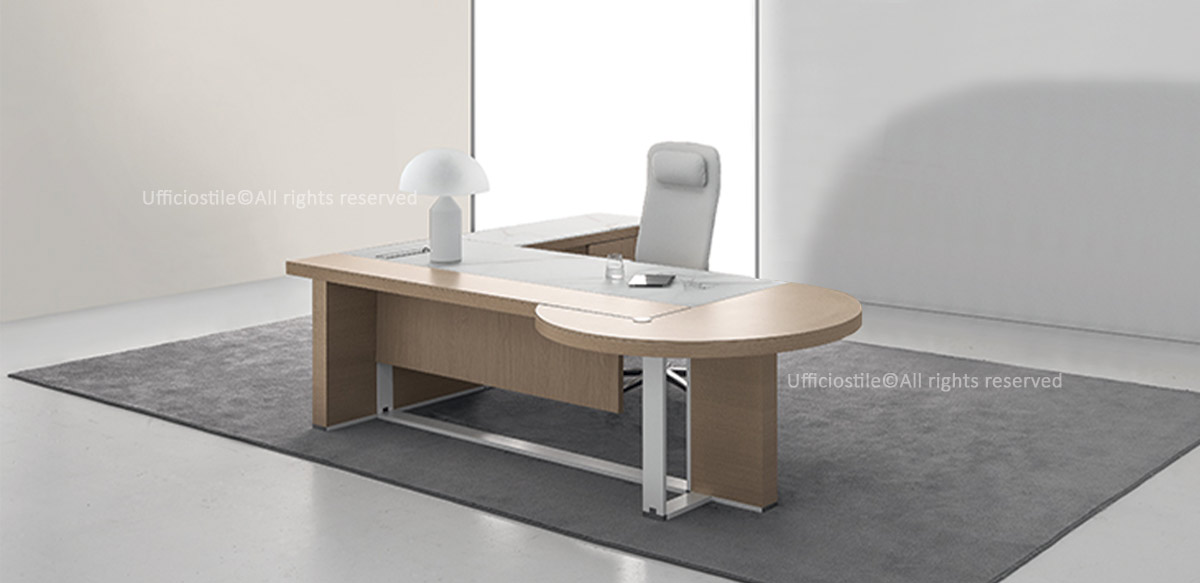 Scrivania con allungo e penisola | Ufficiostile linea 413