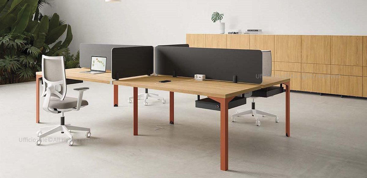 Office furniture - Bench 04 workstations